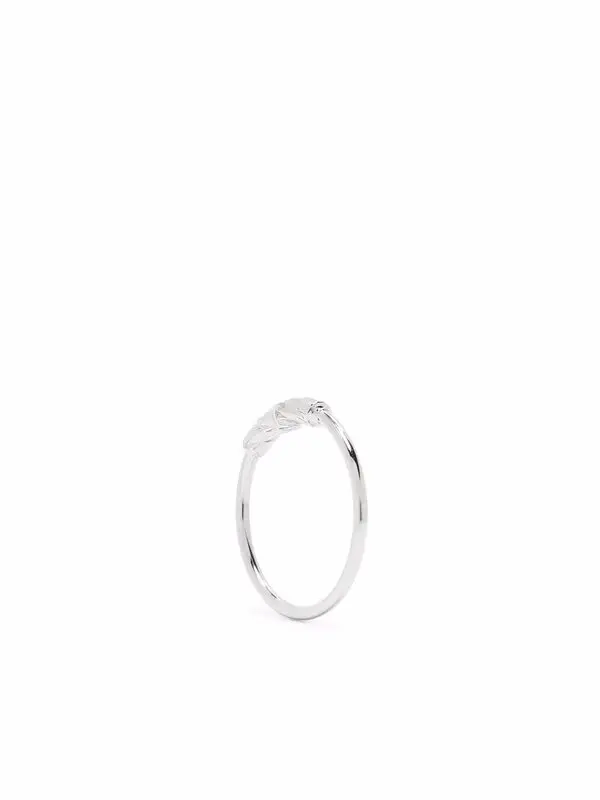MARIA BLACK 14kt White Gold Nancy 10 Single Hoop Earring - Silver