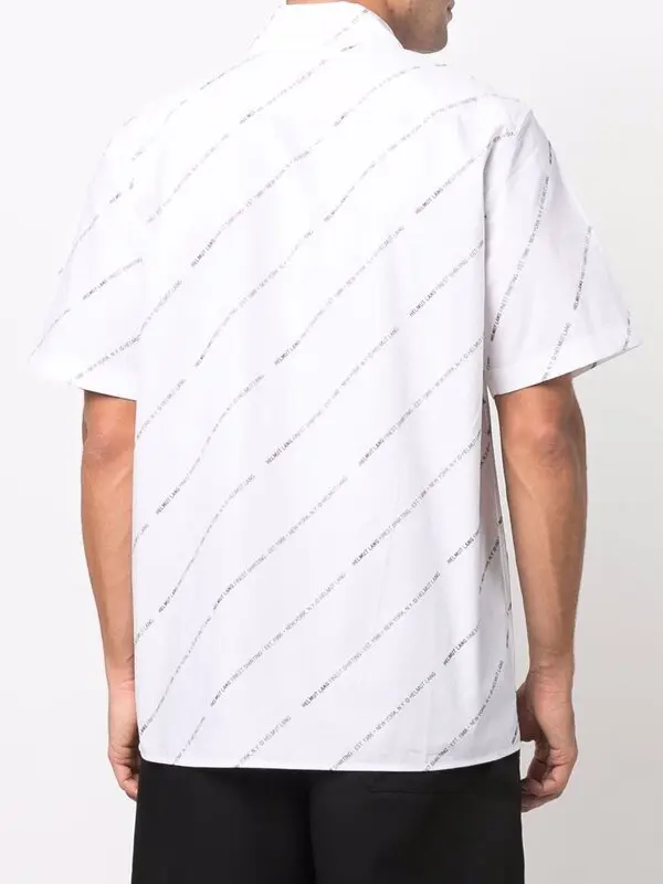 Helmut Lang Logo-print Cotton Shirt