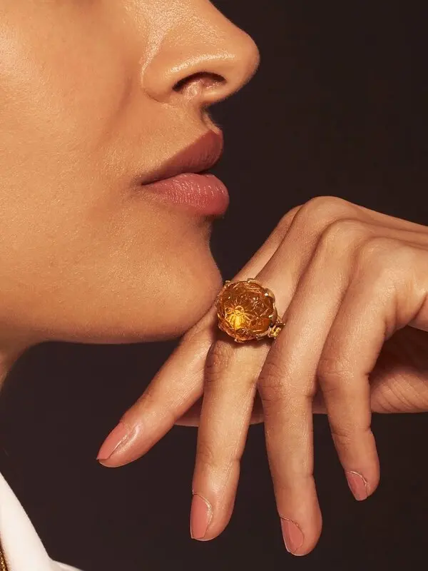 AKANSHA SETHI Roshni Citrine Ring