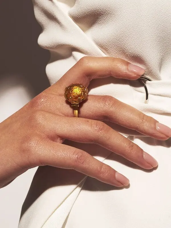 AKANSHA SETHI Roshni Citrine Ring