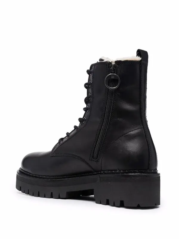 Tommy Hilfiger Logo Flag Lace-up Boots