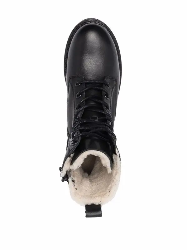 Tommy Hilfiger Logo Flag Lace-up Boots
