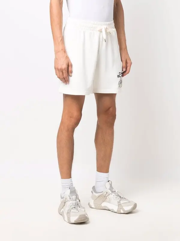 Casablanca Embroidered Logo Sweat Shorts