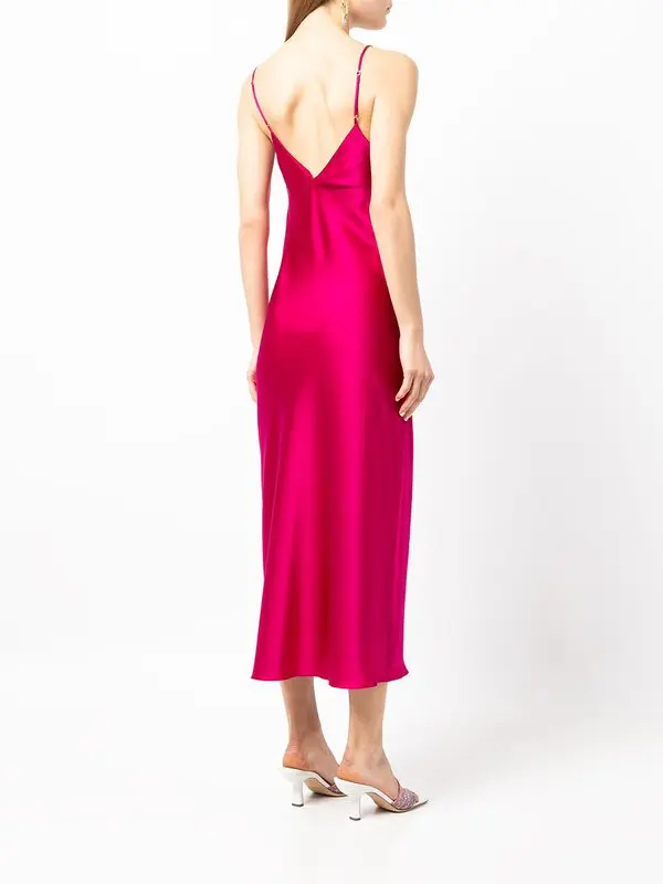 GILDA & PEARL Sophia Midi Slip Dress - Purple