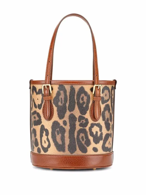 Dolce & Gabbana Small Leopard-print Bucket Bag