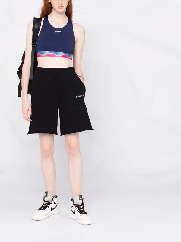 MSGM Tie-dye Print Sports Bra