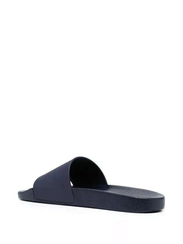 Polo Ralph Lauren Logo-print Slides - Blue