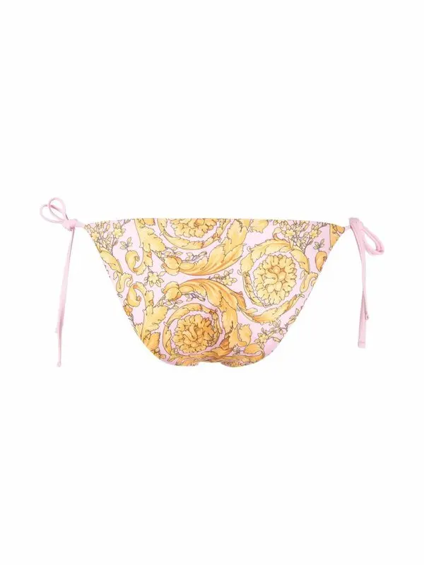 Versace Barocco-print Bikini Bottom