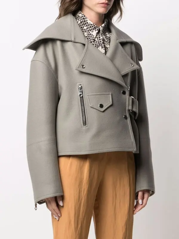 Nanushka Ado Ide-buckle Biker Jacket