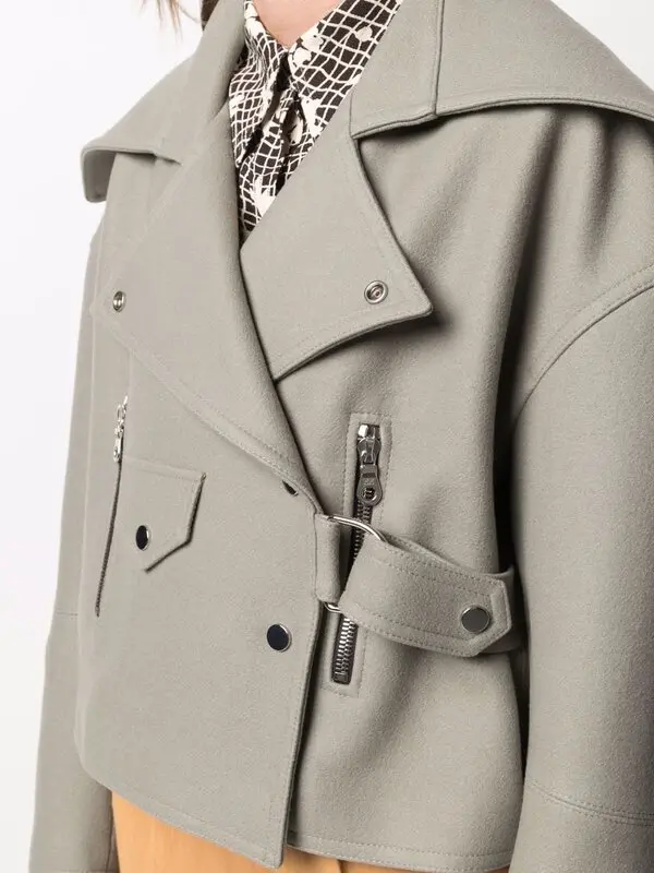 Nanushka Ado Ide-buckle Biker Jacket