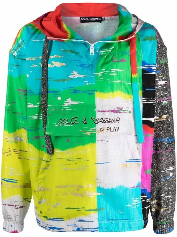 Dolce & Gabbana Abstract-print Hoodie - White
