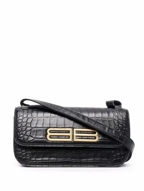 Balenciaga Small Gossip Satchel Bag - Black | Editorialist