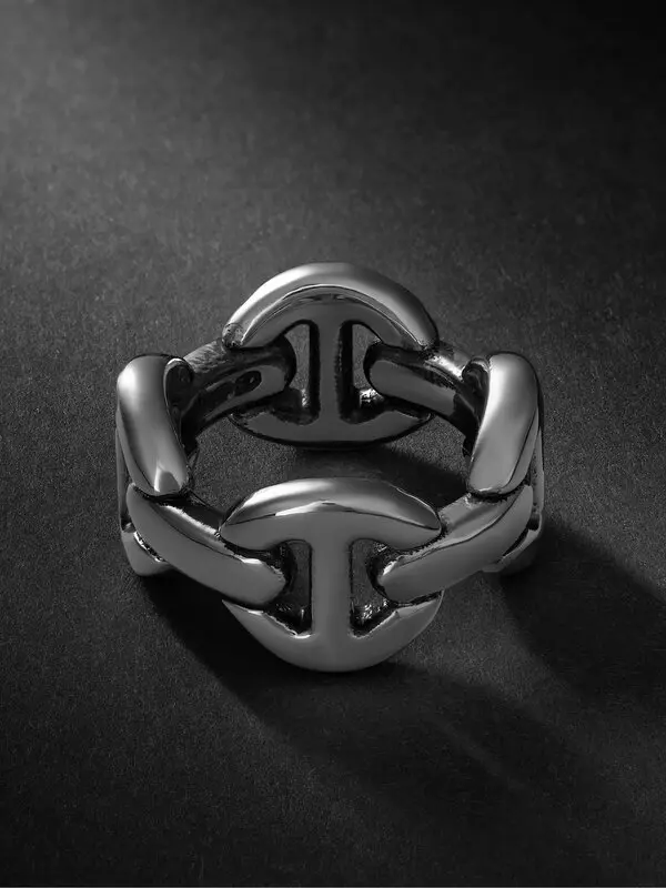 Hoorsenbuhs Quad Link Sterling Ring