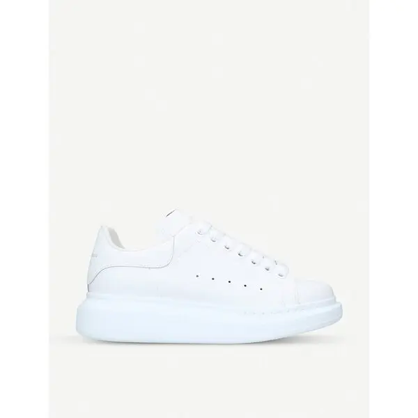 Alexander McQueen Show Leather Platform Trainers