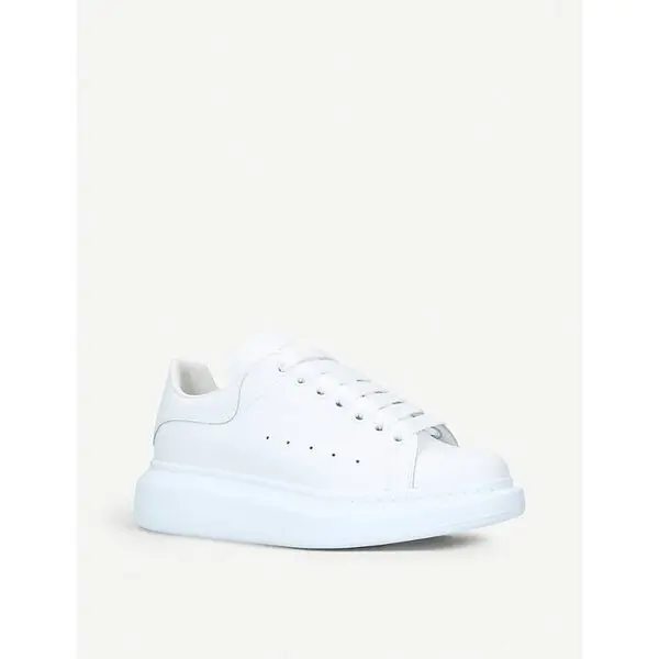 Alexander McQueen Show Leather Platform Trainers