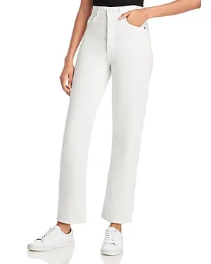 AGOLDE Cinched High Waist Straight Jeans