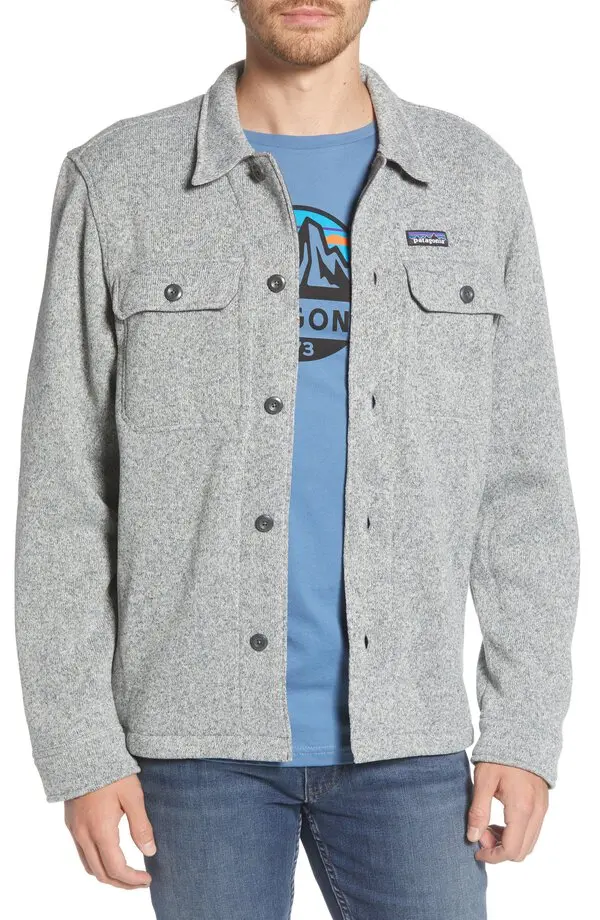 Patagonia Better Sweater Fleece Shirt Jacket Stonewash