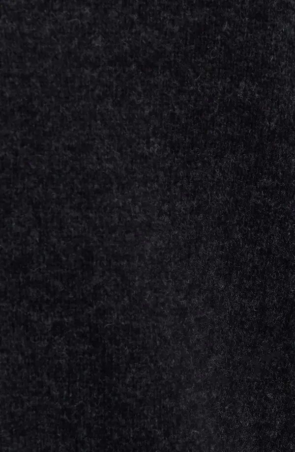 Barbour Patch Wool Quarter Zip Pullover - Charcoal