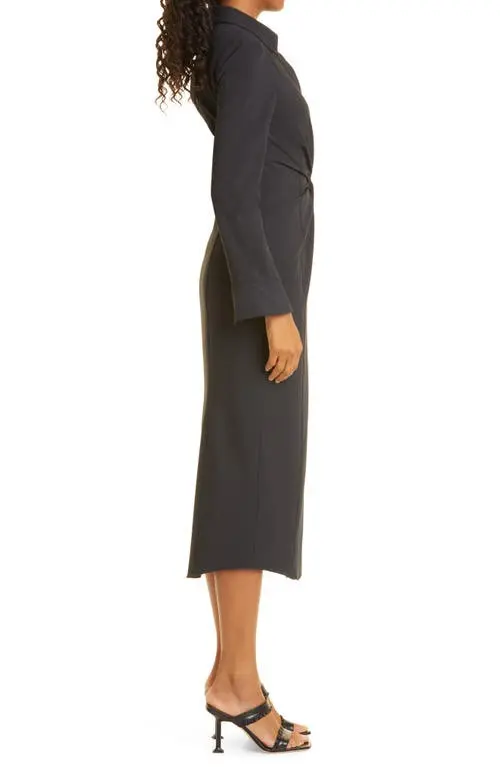 cinq  sept midi mckenna dress Cinq A Sept Women's Mckenna Midi Dress - Black