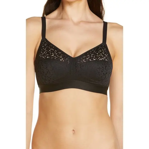 Chantelle Norah Supportive Wireless Bra - Black
