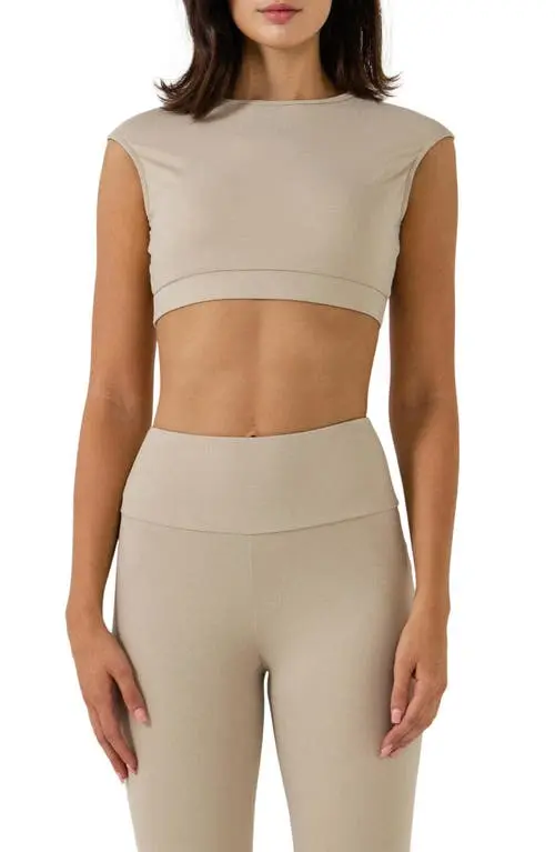 GREY LAB Strappy Back Crop Top