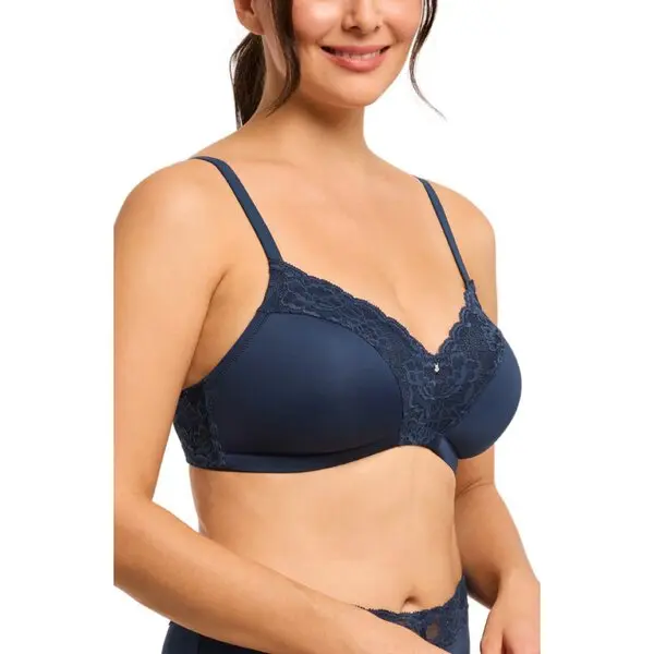 MONTELLE INTIMATES Dream Wireless T-shirt Bra - Cambridge Blue