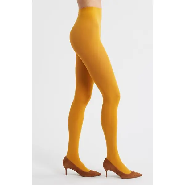 Hue Super Opaque Tights - Inca Gold