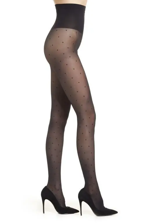Swedish Stockings Doris Dot Tights - Black