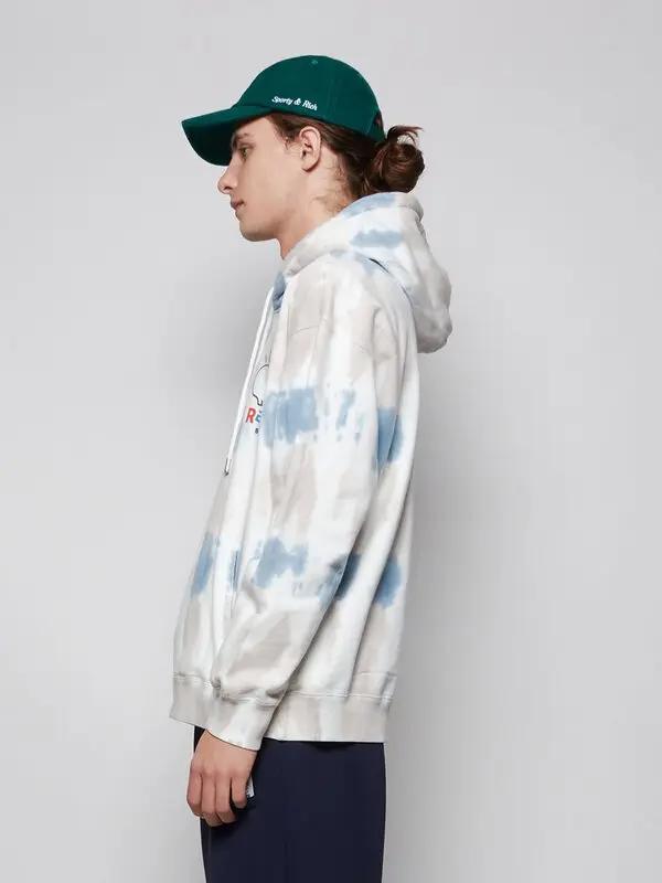 REAL BUY Tie-dye Logo Hoodie