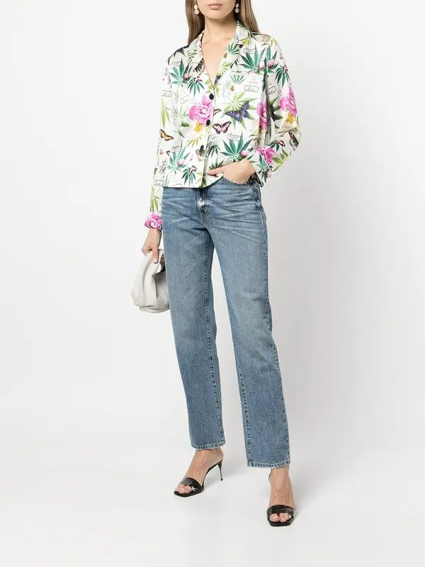 FLEUR DU MAL Botanical Fleur Pyjama Top