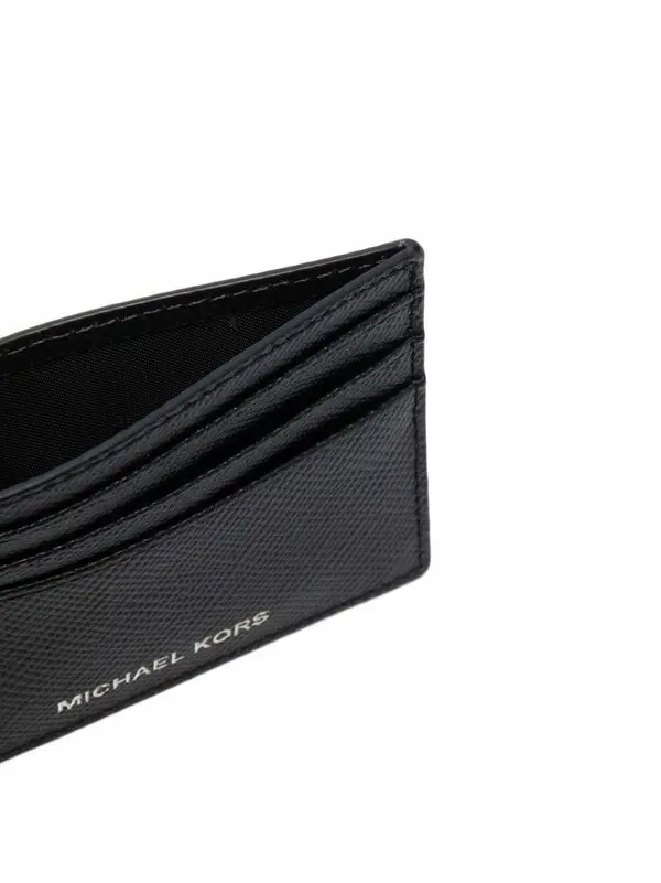 Michael Kors Logo-print Leather Card Wallet