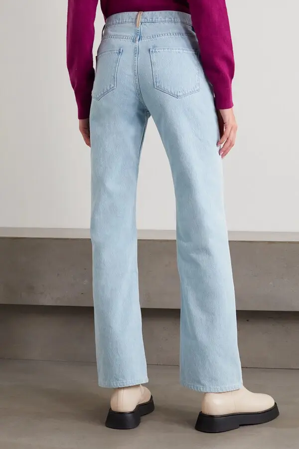 WANDLER Daisy High-rise Flared Jeans - Blue