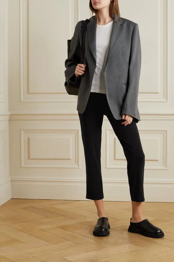 Norma Kamali Pencil Stretch-jersey Skinny Pants