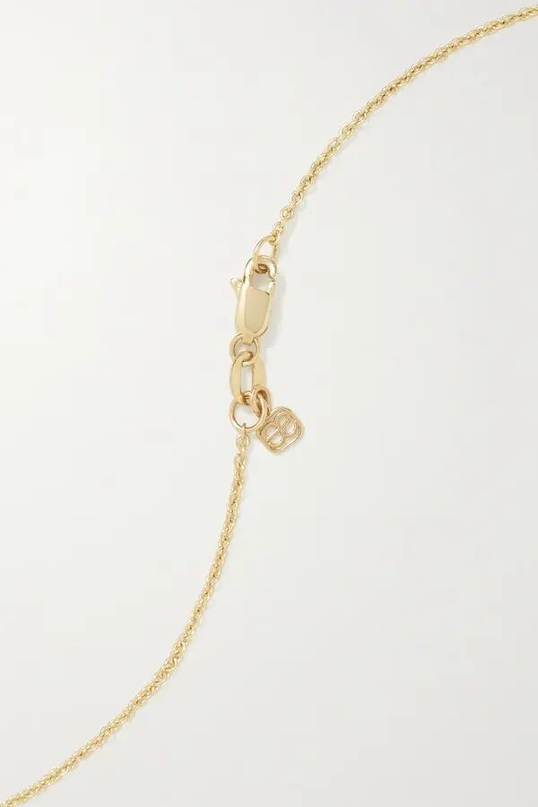 SYDNEY EVAN Icon Bar 14-karat Diamond Necklace