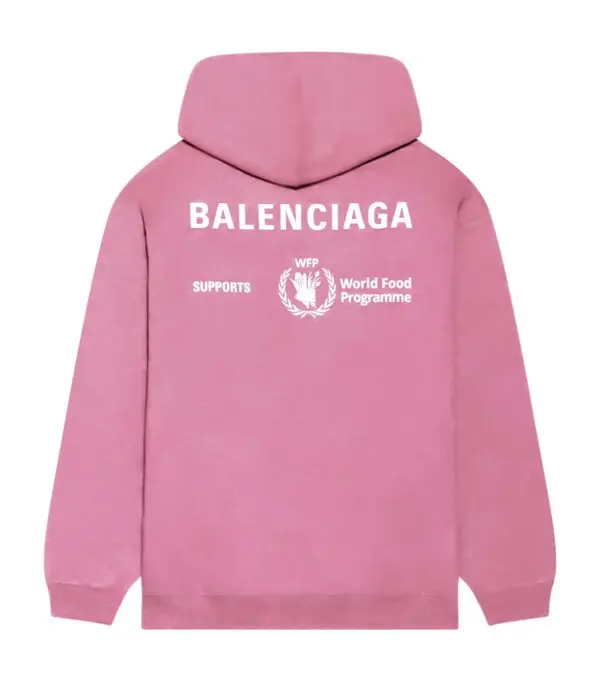 Balenciaga X World Food Programme Hoodie - Pink | Editorialist