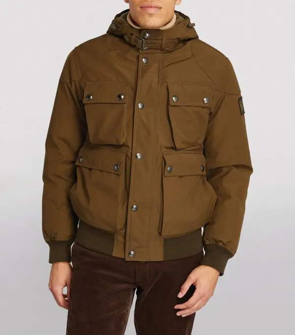Belstaff Down-filled Peak Bomber Jacket