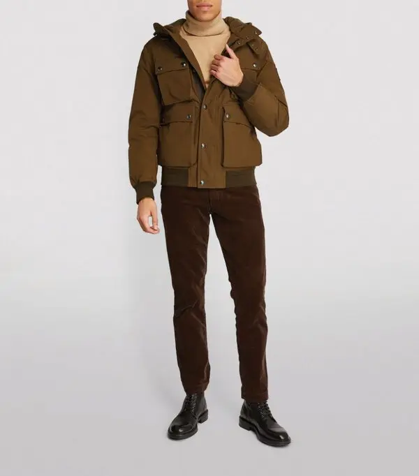Belstaff Down-filled Peak Bomber Jacket