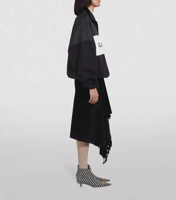 Balenciaga Logo Zip-up Track Jacket