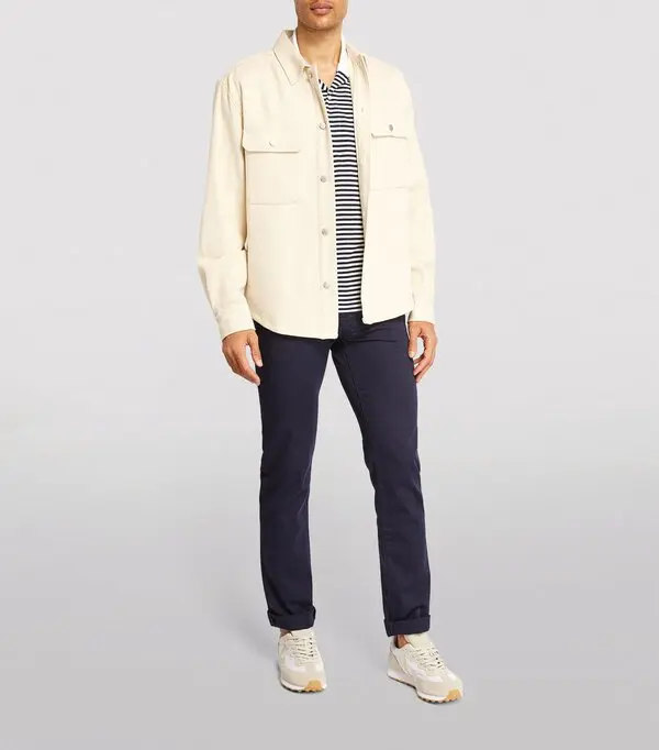 Jacob Cohen Stretch-cotton Slim Trousers - Navy