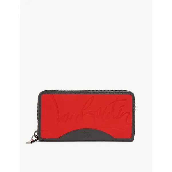 CHRISTIAN LOUBOUTIN Panettone Extra-large Leather Wallet - Loubi/black