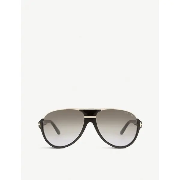 TOM FORD Dimitry Aviator Sunglasses - Black Grey