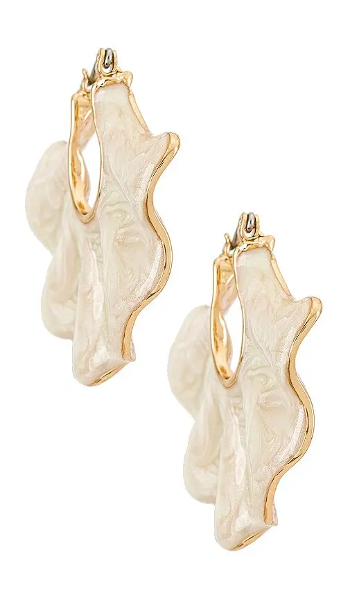 8 Other Reasons Shoreline Earrings - White