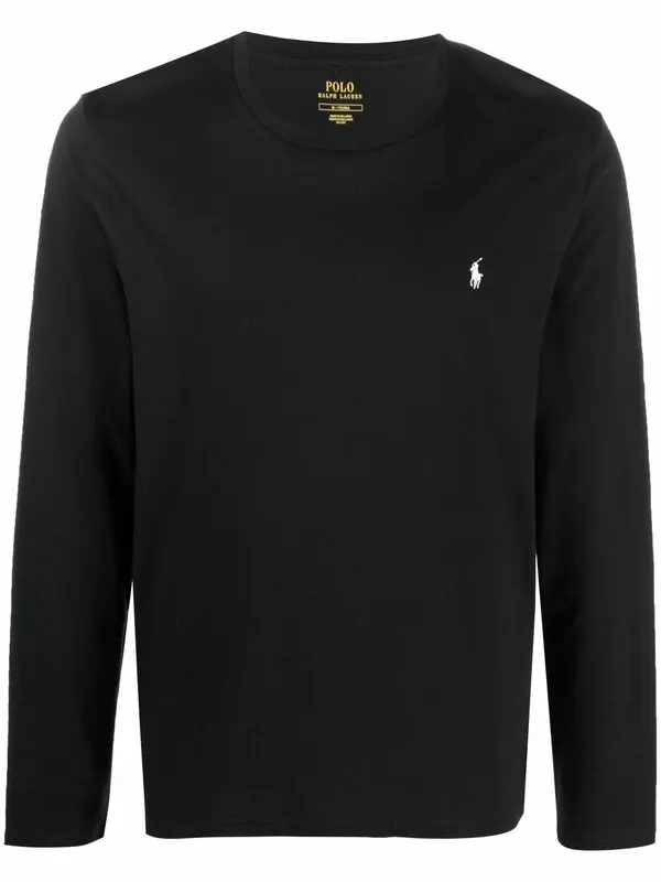 Polo Ralph Lauren Logo-embroidered T-shirt - Black