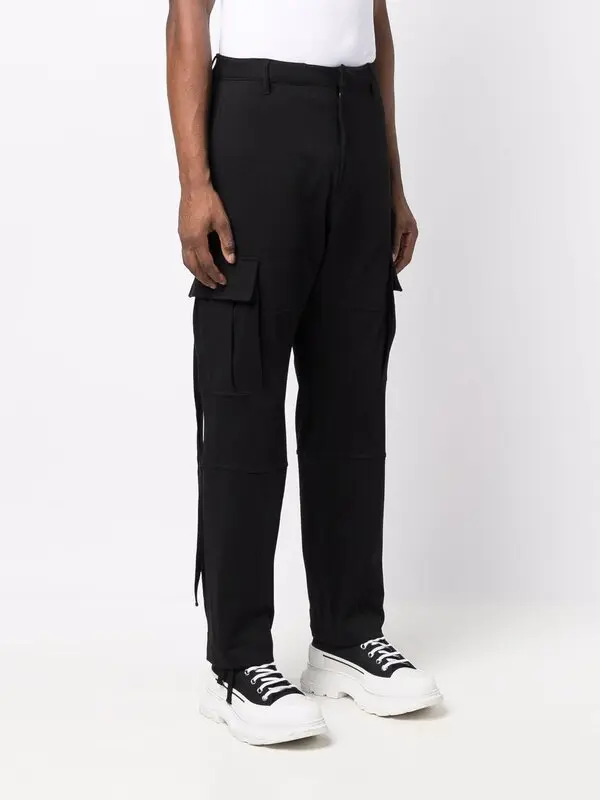 COUNTY OF MILAN Embroidered Cargo Track Pants