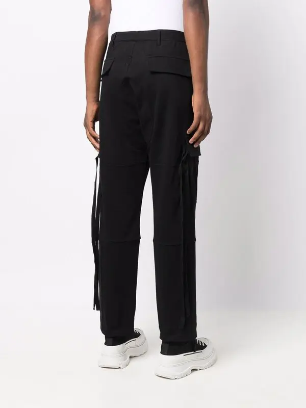 COUNTY OF MILAN Embroidered Cargo Track Pants
