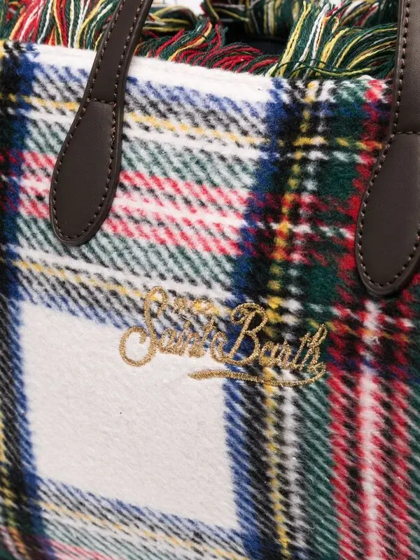 MC2 SAINT BARTH Colette Checked Tote Bag