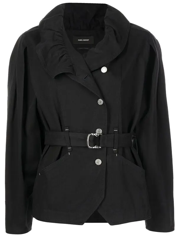 Isabel Marant Étoile Dipazo Belted Fitted Jacket - Black