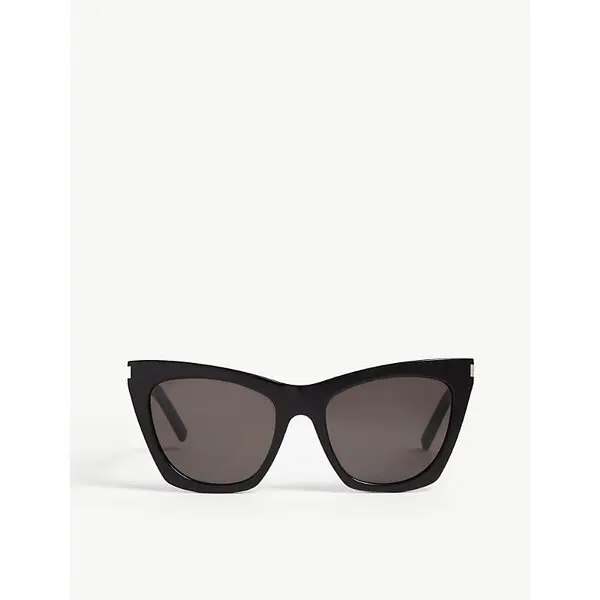 Saint Laurent Sl214 Kate Cat-eye Sunglasses - Black