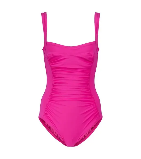 KARLA COLLETTO Drapped One Piece Swimsuit - Pink