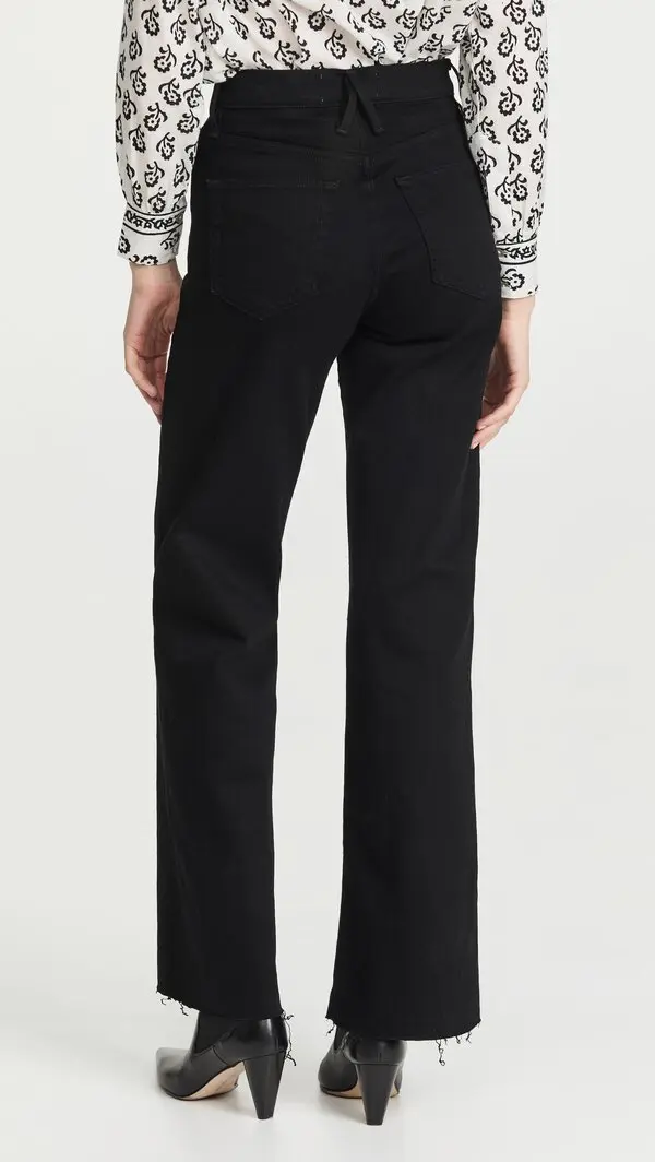 SLVRLAKE Grace Ankle Length Jeans - Jet Black